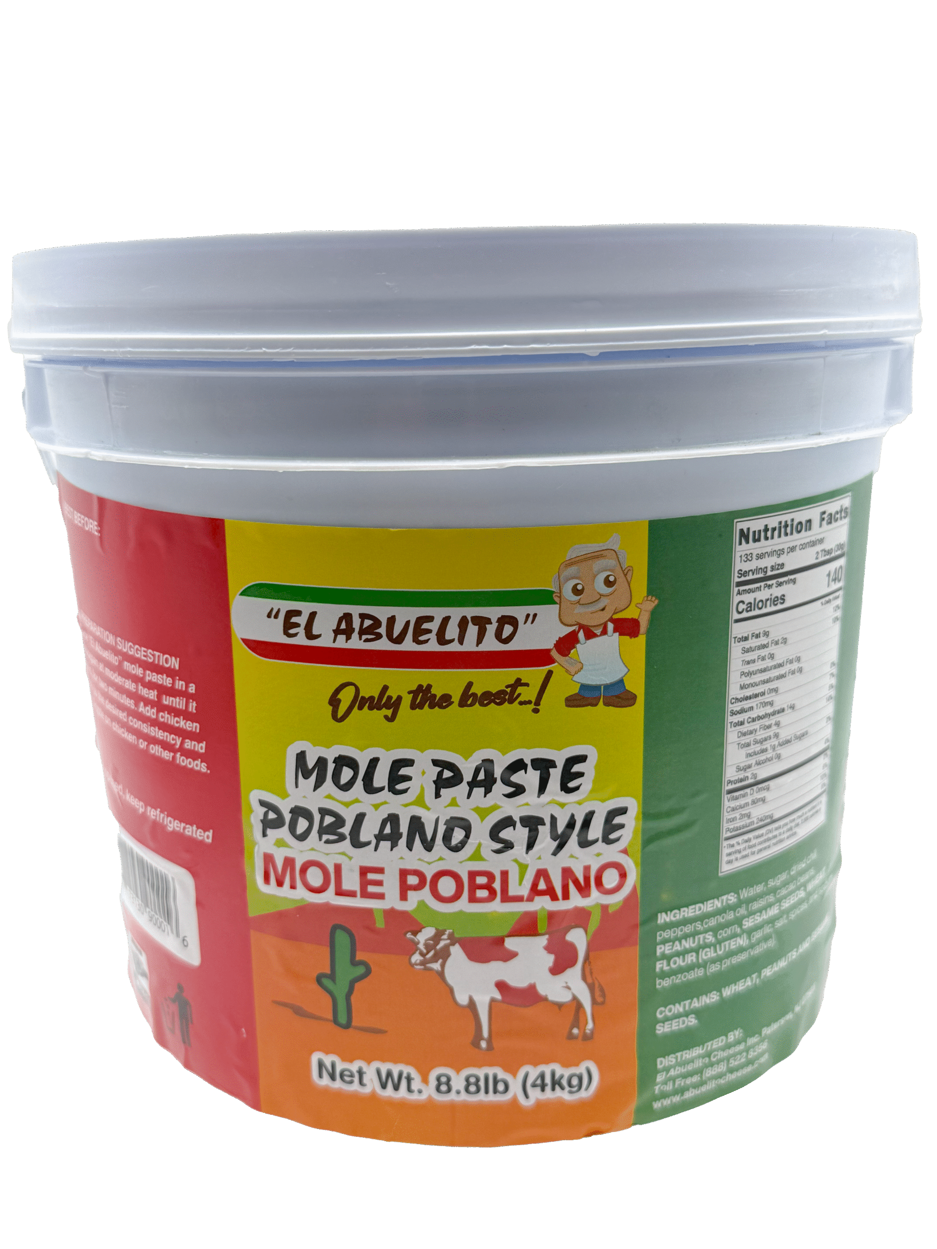 Mole Poblano en Cubeta - El Abuelito Cheese